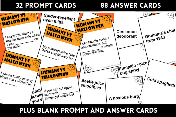 Printable Halloween Party Game | Humans vs Halloween™